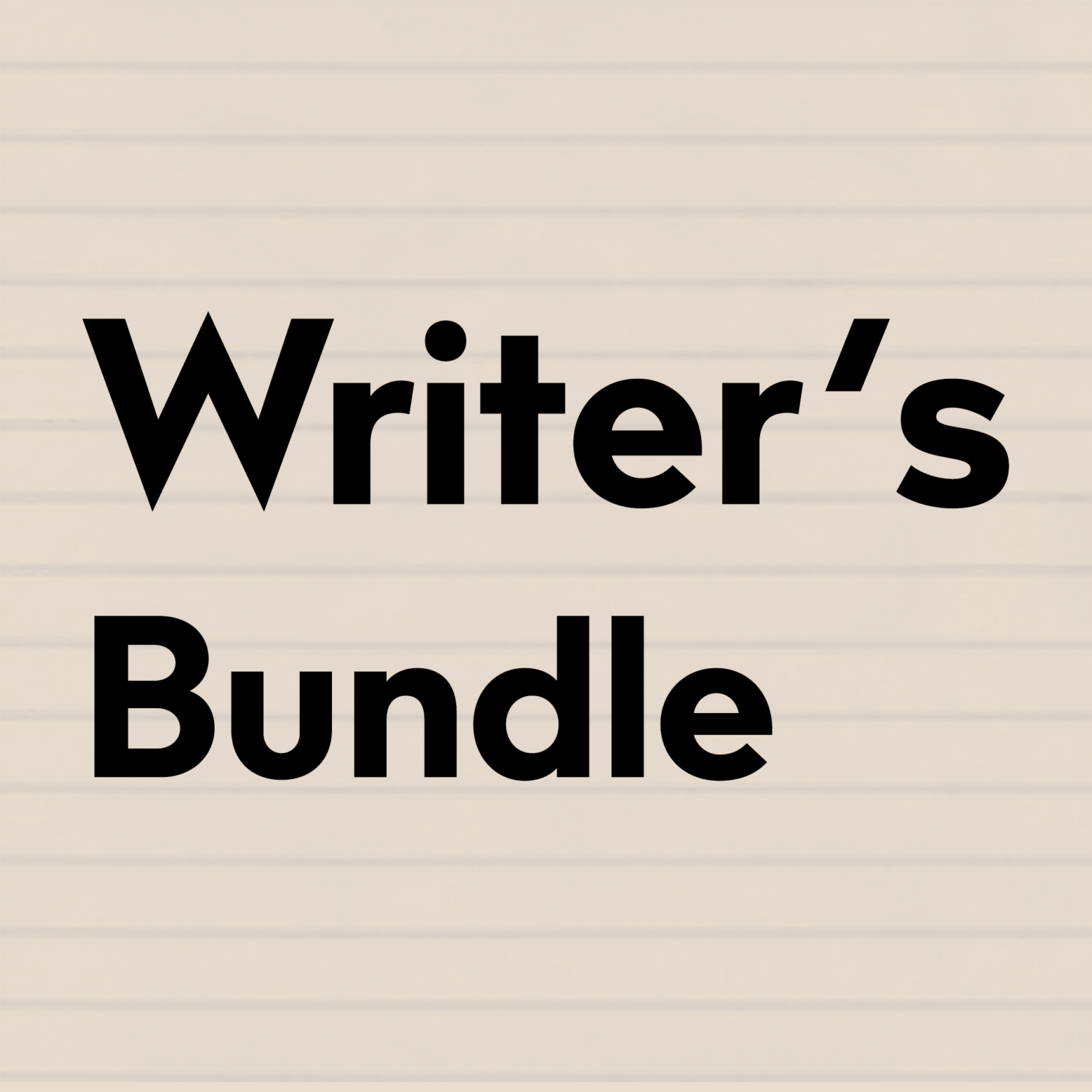 Writer's Bundle - Dead Ink Books